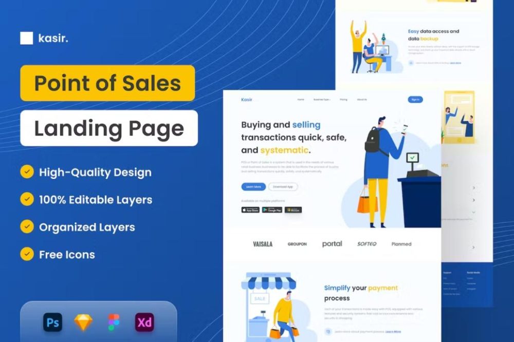 15+ FREE Sales Landing Page Template Download - Graphic Cloud