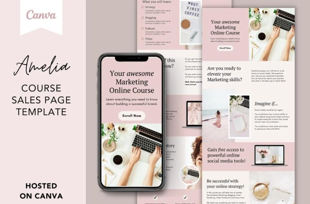 15+ FREE Sales Landing Page Template Download - Graphic Cloud