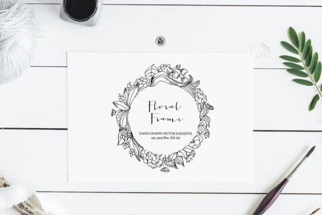 15+ FREE Floral Frame Cliparts AI Download - Graphic Cloud