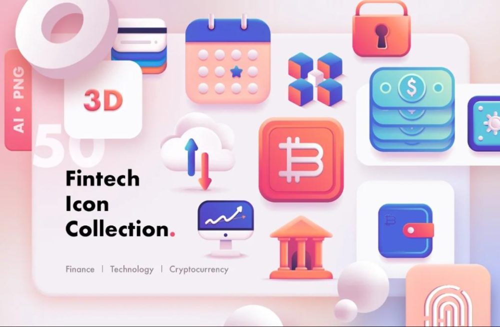15+ Best Fintech Icons Ai EPS FREE Download - Graphic Cloud