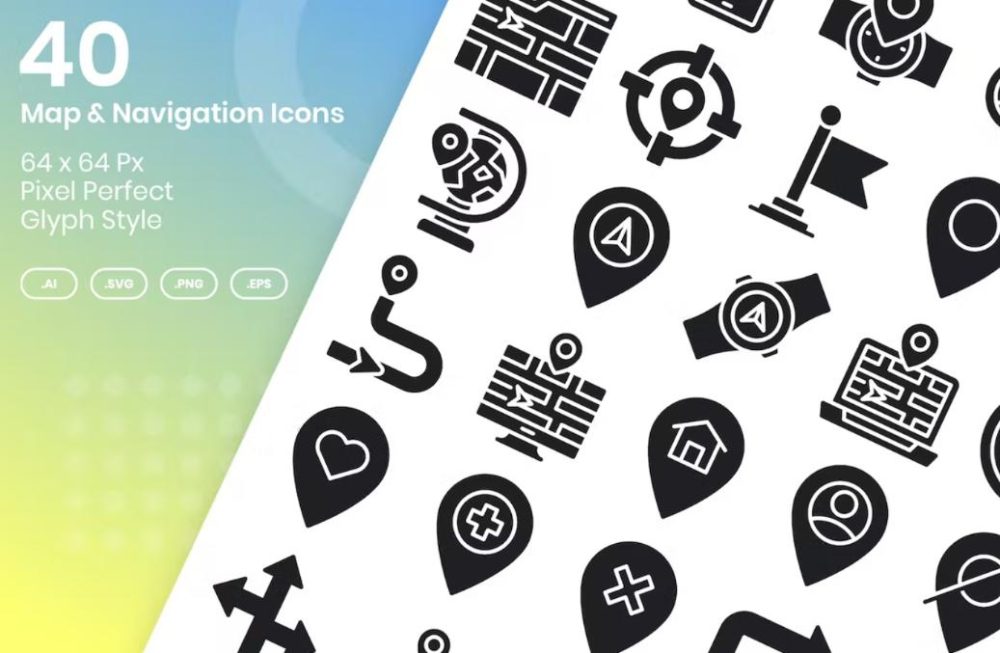 15+ Map Navigation Icons PNG AI Download - Graphic Cloud