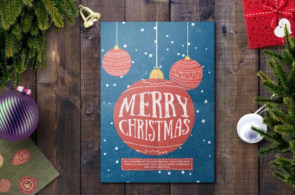 15+ Christmas Card Template Ai FREE Download - Graphic Cloud