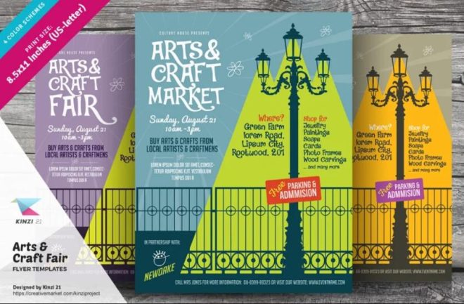 15+ Art Show Flyer Template FREE Download - Graphic Cloud