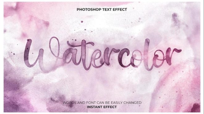 15+ Watercolor Text Effect FREE Download - Graphic Cloud