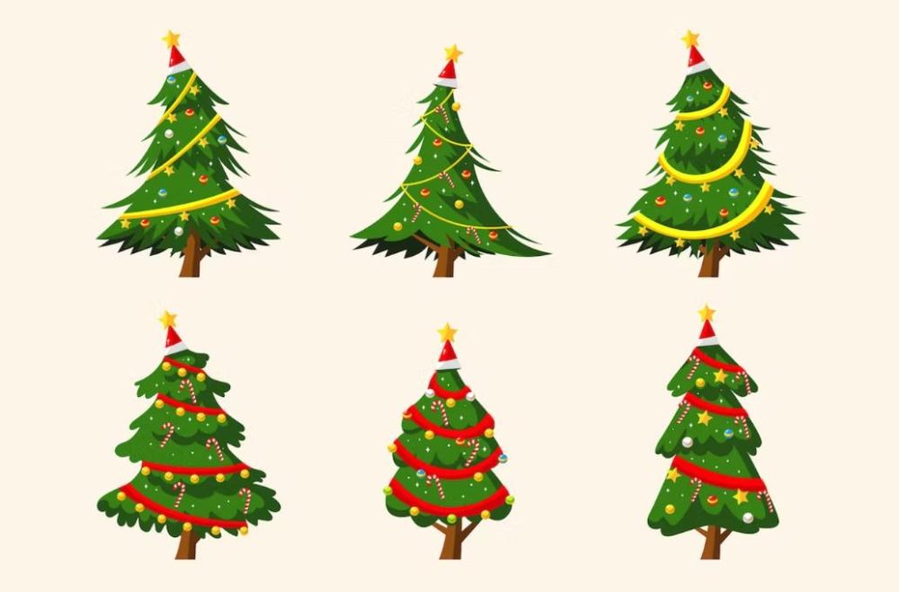 15+ Christmas Tree Illustrations Ai FREE Download - Graphic Cloud