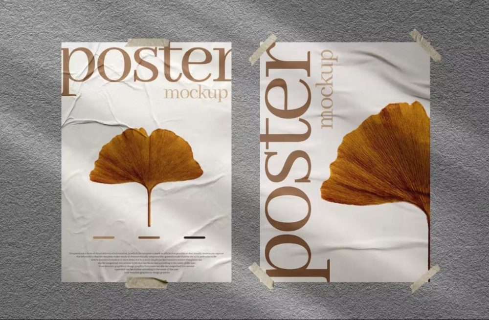 15+ FREE Glued Poster Mockup PSD Download - Graphic Cloud