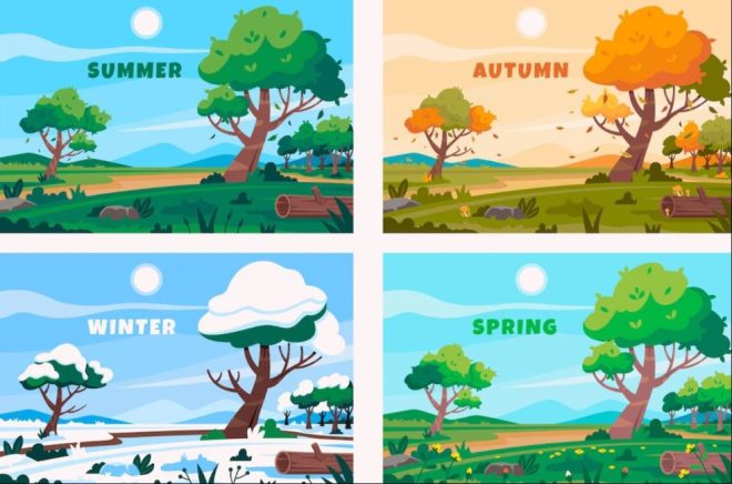 15+ Seasons Illustrations Ai PNG FREE Download - Graphic Cloud