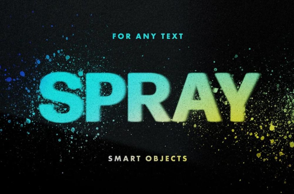15+ FREE Spray Text Effect ATN Download - Graphic Cloud