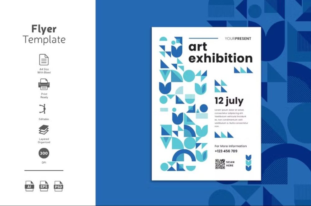 15+ Art Show Flyer Template FREE Download - Graphic Cloud