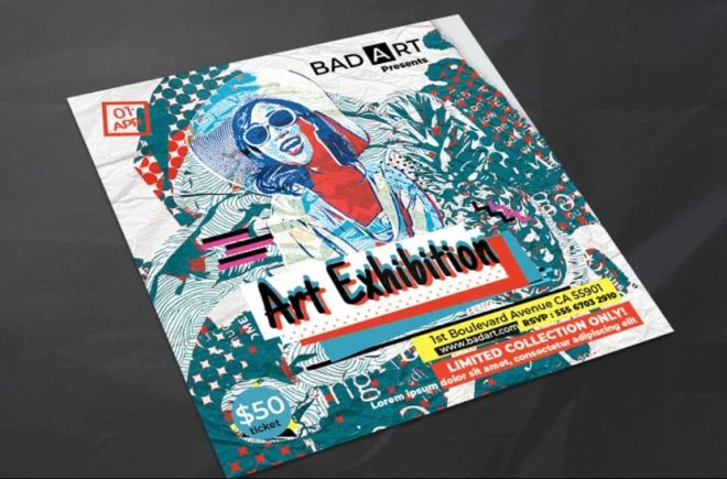 15+ Art Show Flyer Template FREE Download - Graphic Cloud