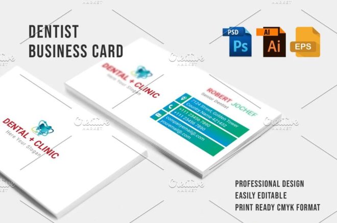 15+ FREE Dentist Business Card PSD Download - Graphic Cloud