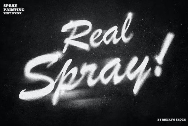 15+ FREE Spray Text Effect ATN Download - Graphic Cloud
