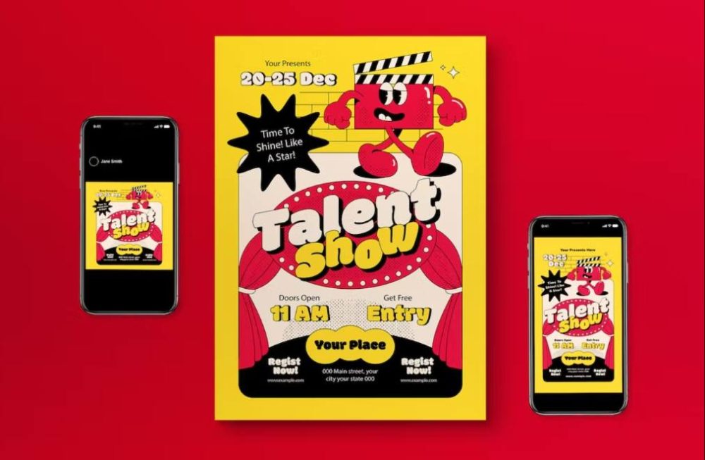 15+ Art Show Flyer Template FREE Download - Graphic Cloud