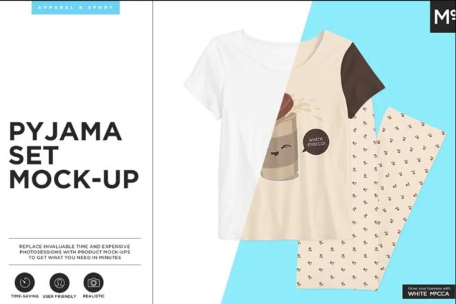 15+ Best Pajamas Mockup Free and Premium (PSD)