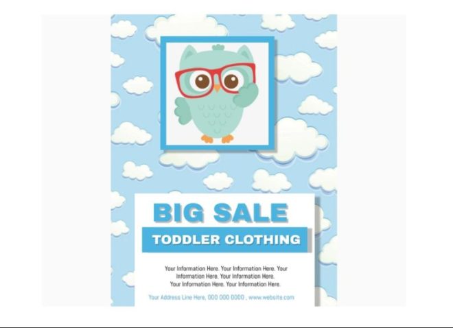15+ Free Baby Shop Flyer Template PSD - Graphic Cloud