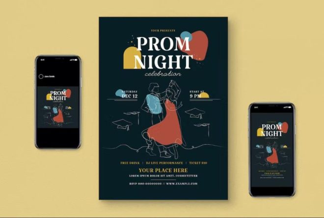 15+ FREE Prom Party Flyer Template Download - Graphic Cloud