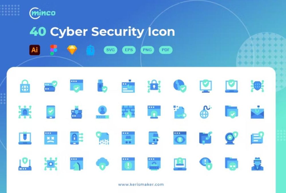 15+ Cyber Security Icons Ai EPS FREE Download - Graphic Cloud