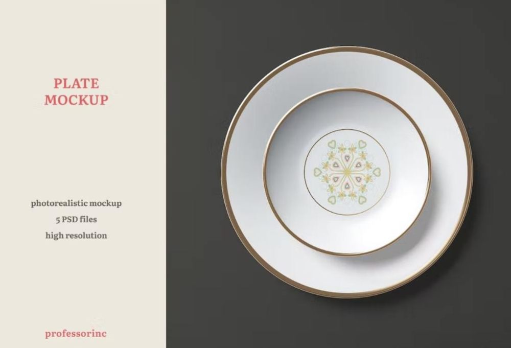 15+ FREE Plate Mockup PSD Template Download - Graphic Cloud