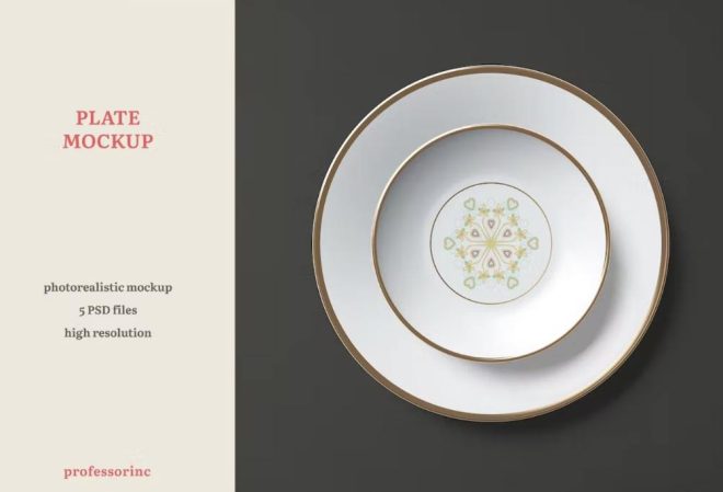 15+ FREE Plate Mockup PSD Template Download - Graphic Cloud
