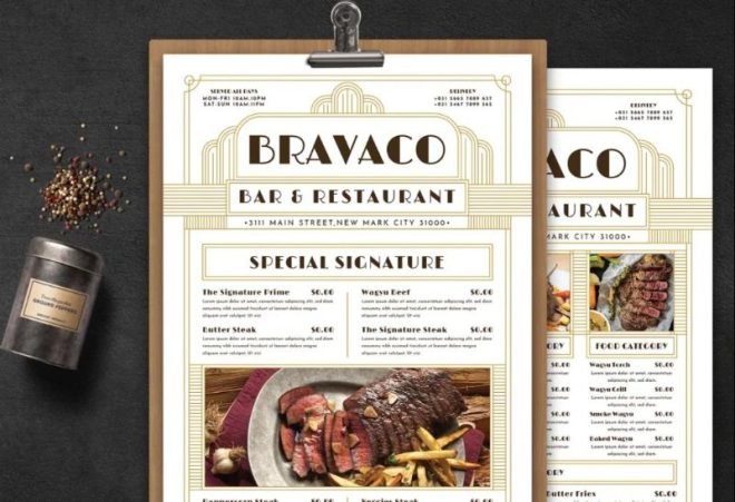 15+ FREE Classic Menu Design PSD Ai Download - Graphic Cloud