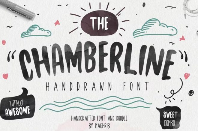 15+ Cute Doodle Font TTF OTF FREE Download - Graphic Cloud