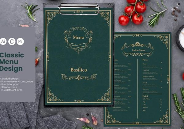 Free Menu Templates Design Download - Graphic Cloud