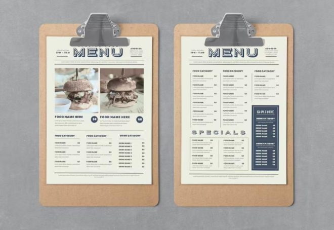 15+ FREE Classic Menu Design PSD Ai Download - Graphic Cloud