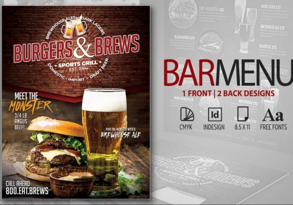 Free Menu Templates Design Download - Graphic Cloud