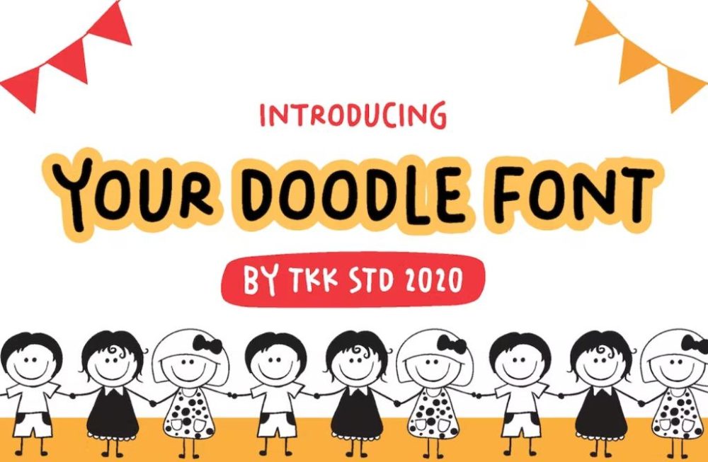 15+ Cute Doodle Font TTF OTF FREE Download - Graphic Cloud