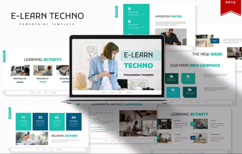 15+ E-Learning Presentation Template PPT FREE - Graphic Cloud