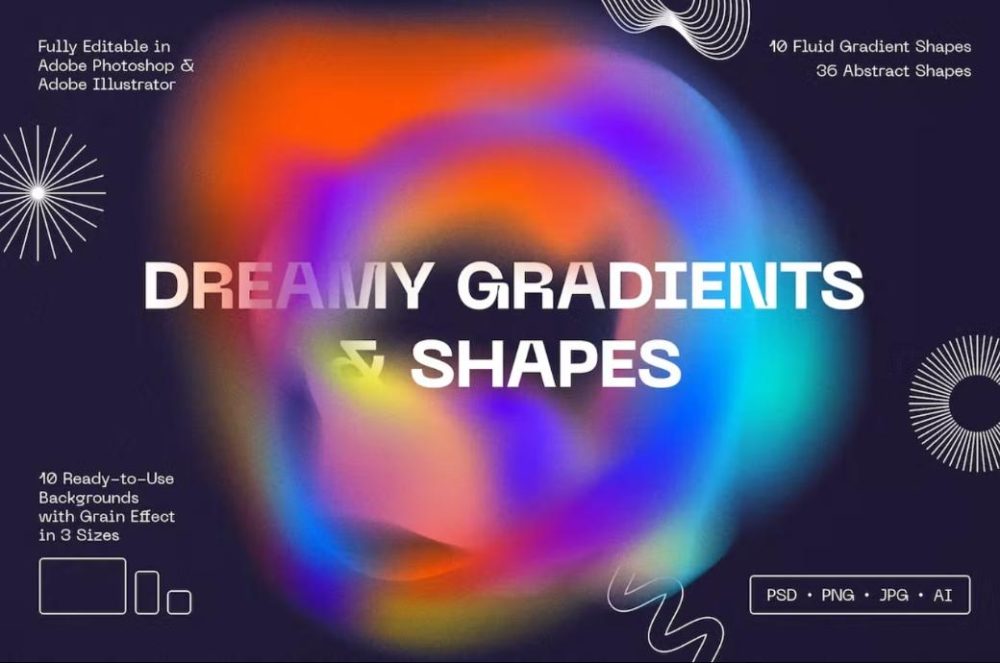 15+ Gradient Shapes PNG JPEG FREE Download - Graphic Cloud