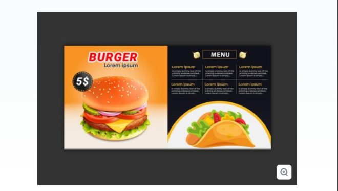 15+ Burger Store Menu Template PSD Download - Graphic Cloud