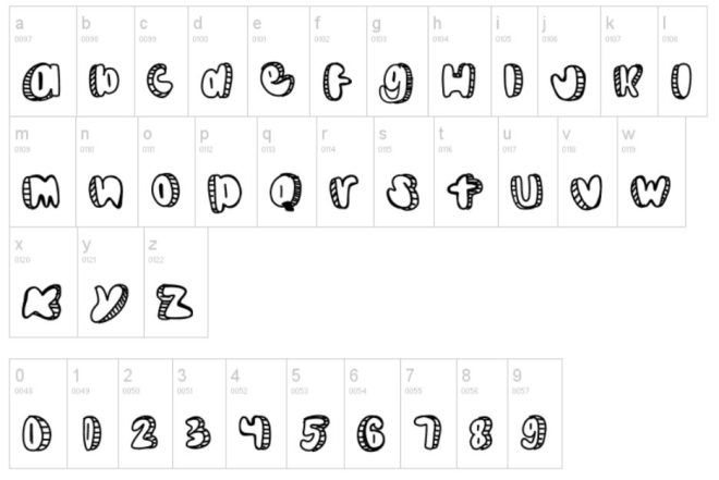 15+ Cute Doodle Font TTF OTF FREE Download - Graphic Cloud