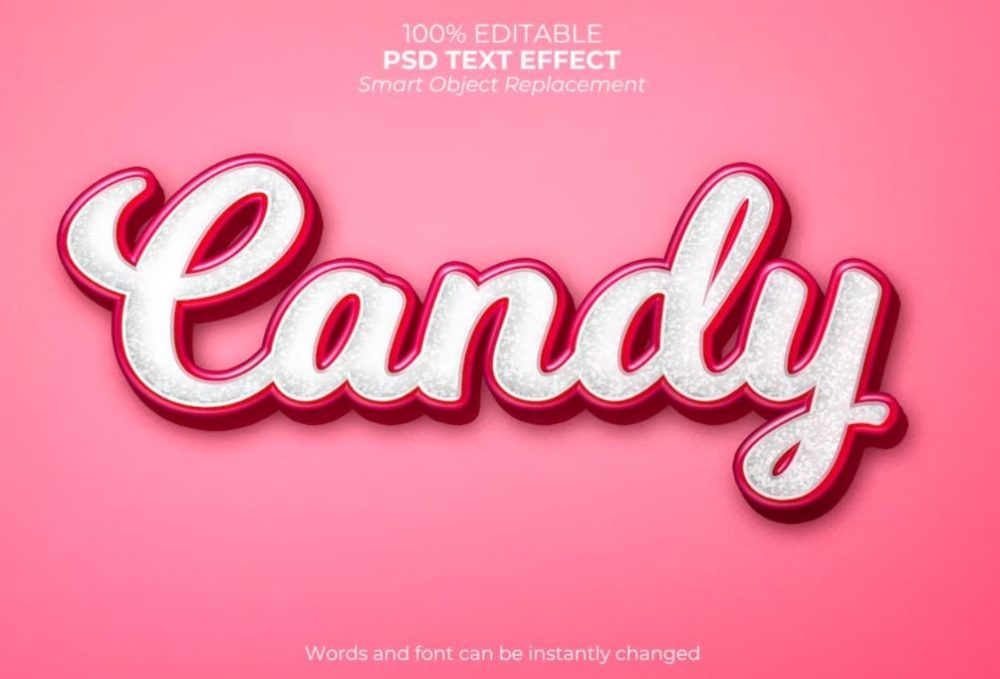 15+ Candy Text Effect ATN FREE Download - Graphic Cloud