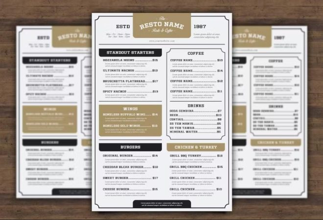 15+ FREE Classic Menu Design PSD Ai Download - Graphic Cloud