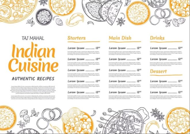 15+ Free Indian Restaurant Menu Template PSD - Graphic Cloud