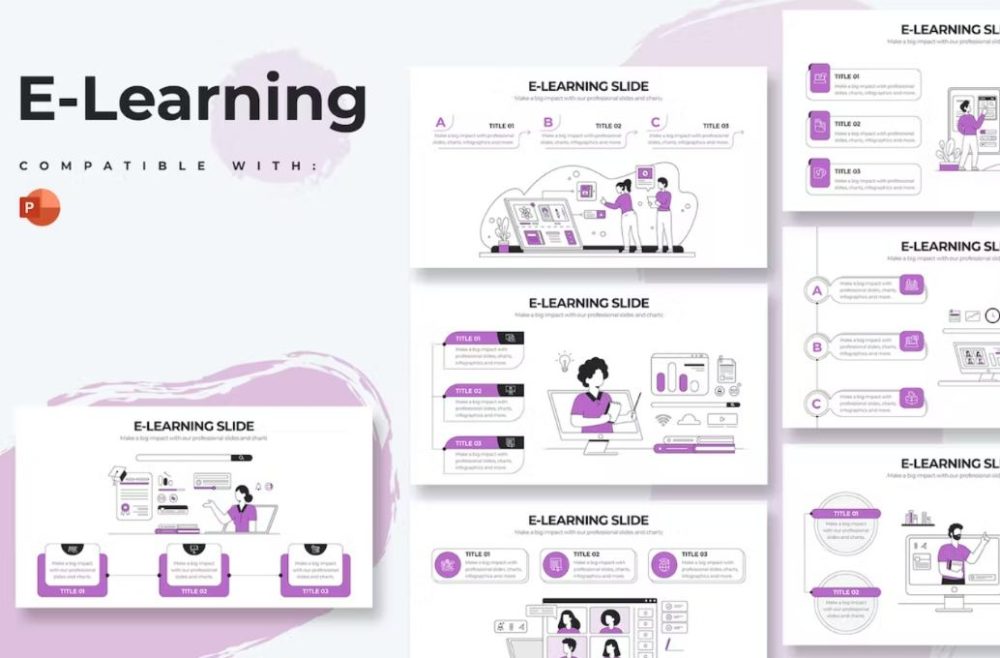 15+ E-Learning Presentation Template PPT FREE - Graphic Cloud