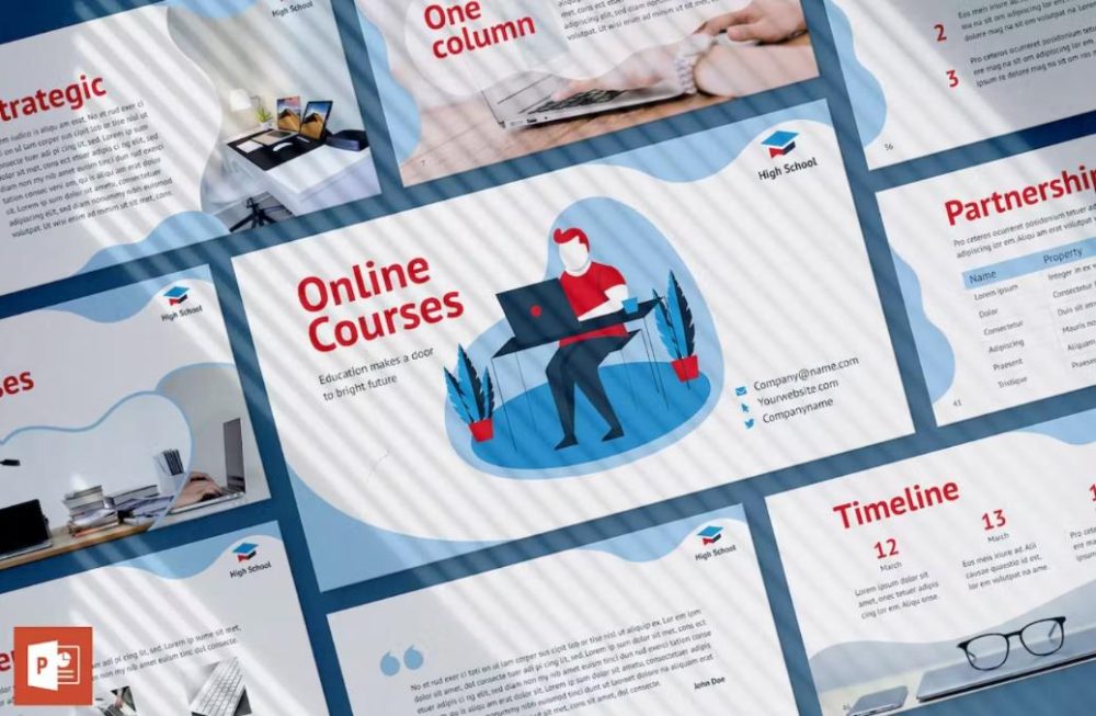 15+ ECourse Presentation Template PPT FREE - Graphic Cloud