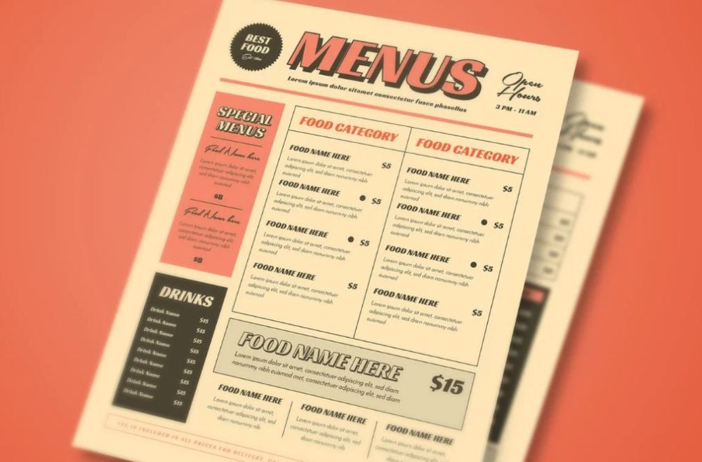 15+ Burger Store Menu Template PSD Download - Graphic Cloud