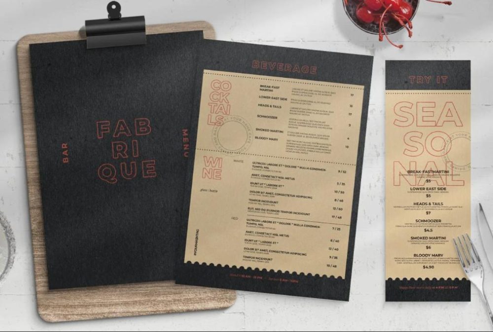 15+ Rustic Menu Template PSD FREE Download - Graphic Cloud
