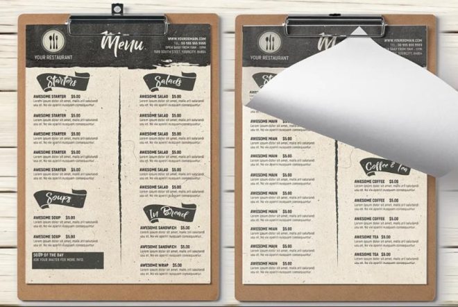 15+ Pub Menu Template PSD AI FREE Download - Graphic Cloud