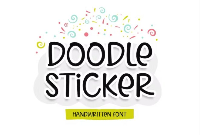 15+ Cute Doodle Font TTF OTF FREE Download - Graphic Cloud