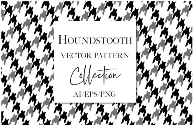 15+ Houndstooth Patterns EPS FREE Download - Graphic Cloud
