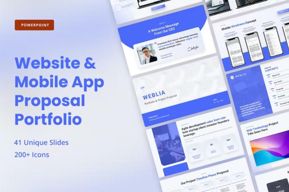 15+ Website Presentation Template Download - Graphic Cloud