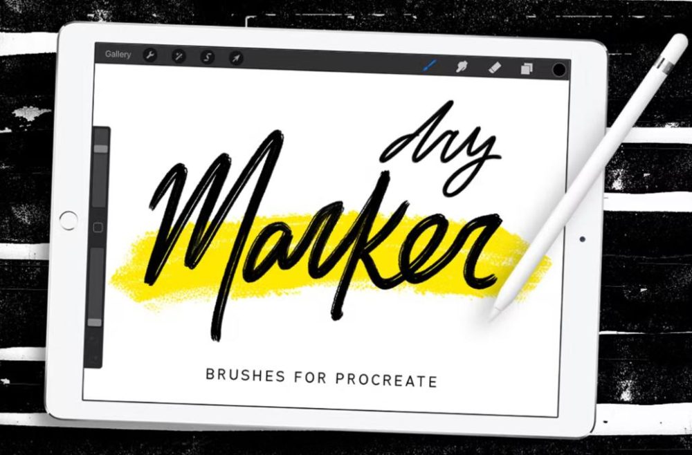 15+ Dry Marker Brushes Procreate Download - Graphic Cloud