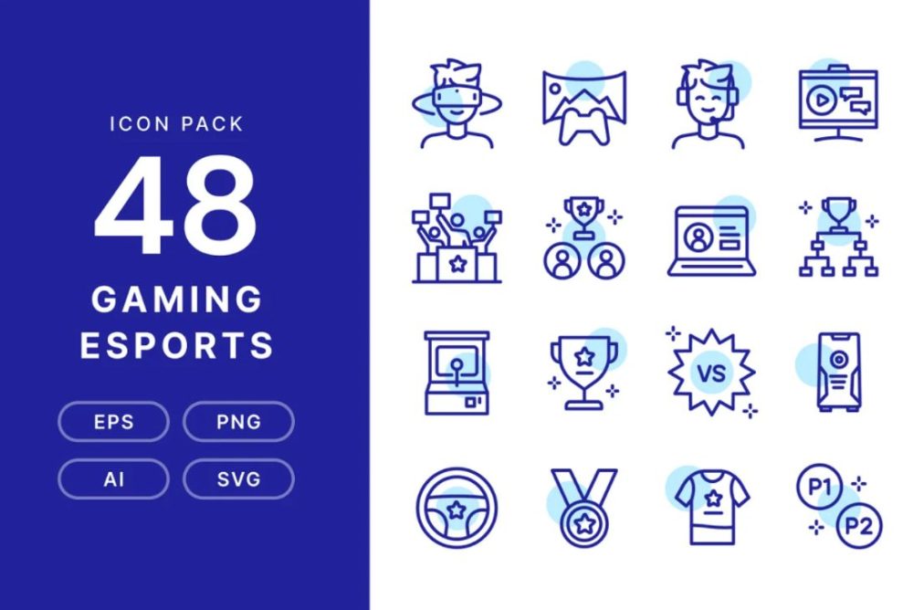 15+ eSports Icons Ai EPS PNG Free Download - Graphic Cloud