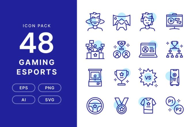 15+ eSports Icons Ai EPS PNG Free Download - Graphic Cloud