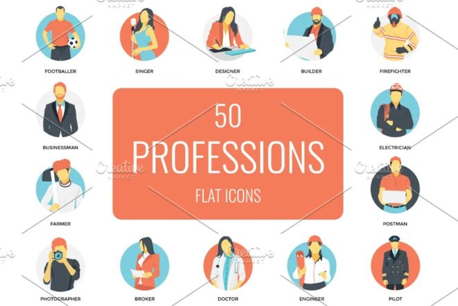 15+ Free Profession Icons Ai EPS Download - Graphic Cloud