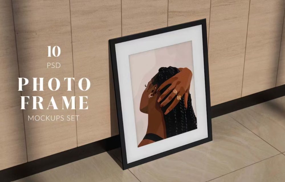 15+ Photo Frame Mockup PSD Free Download - Graphic Cloud