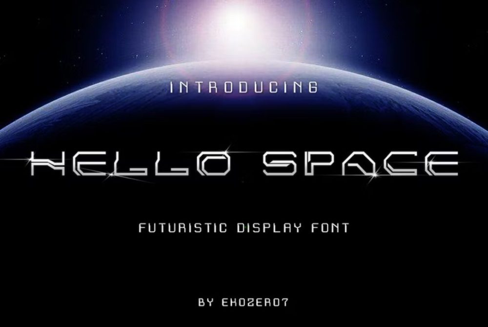 15+ Space Typefaces TTF OTF FREE Download - Graphic Cloud